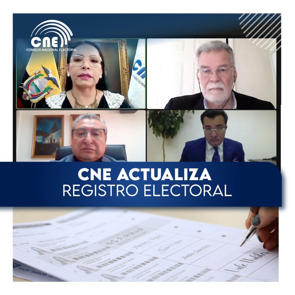 Cne Actualiza Registro Electoral Consejo Nacional Electoral Cne Ecuador